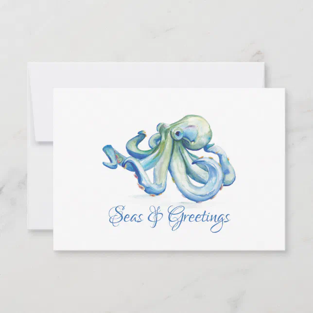 Coastal Christmas Card, Holiday Card | Zazzle