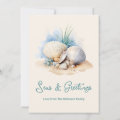 Coastal Christmas Seas & Greeting Holiday Card | Zazzle