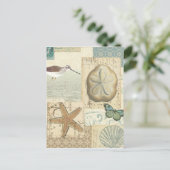 Coastal Collage Postcard | Zazzle