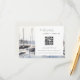 Coastal Harbor Boats Seascape Wedding QR Code RSVP Enclosure Card | Zazzle