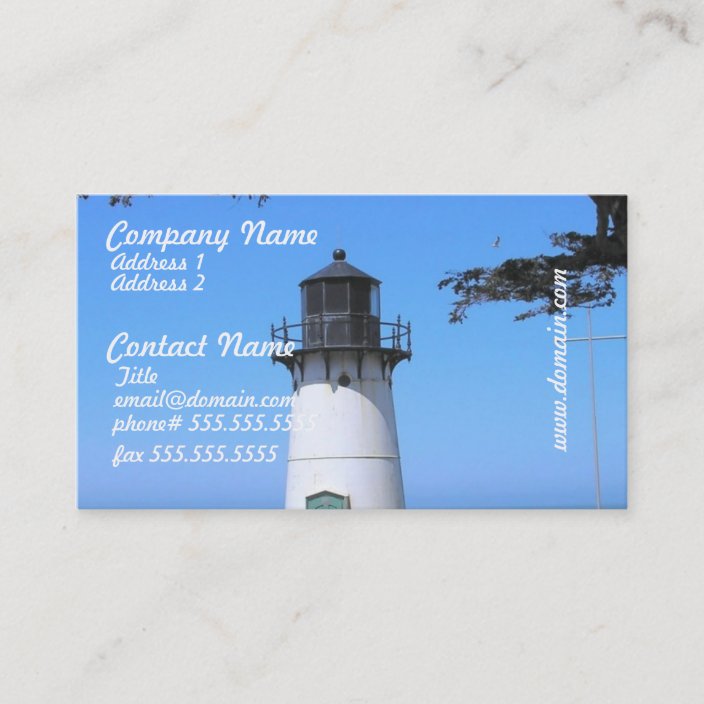 Coastal Lighthouse Business Cards | Zazzle.com