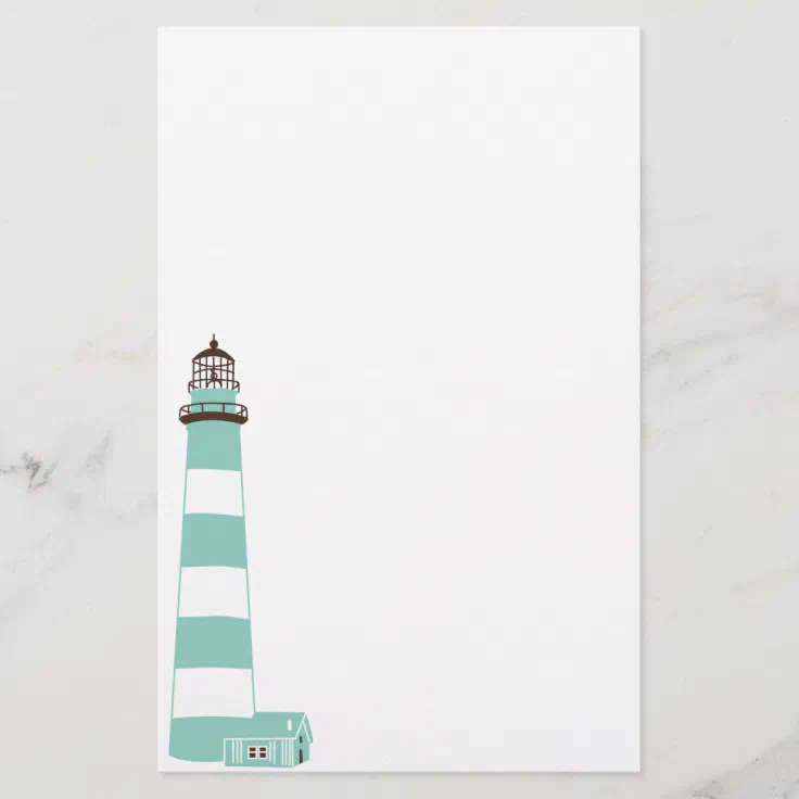 Coastal Lighthouse Stationery | Zazzle