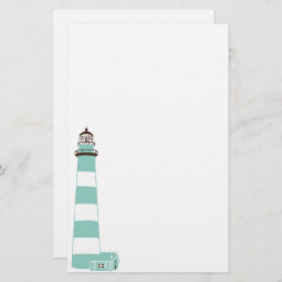 Coastal Lighthouse Stationery | Zazzle