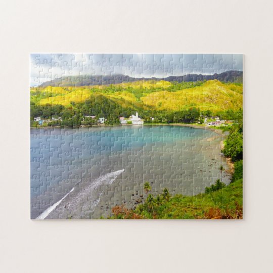 Coastal Scene Guam. Jigsaw Puzzle | Zazzle.com