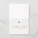 Coastal Seashell Wedding Letterpress Thank You Card | Zazzle