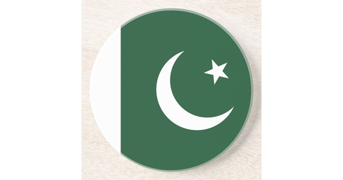 Coaster with Flag of Pakistan | Zazzle