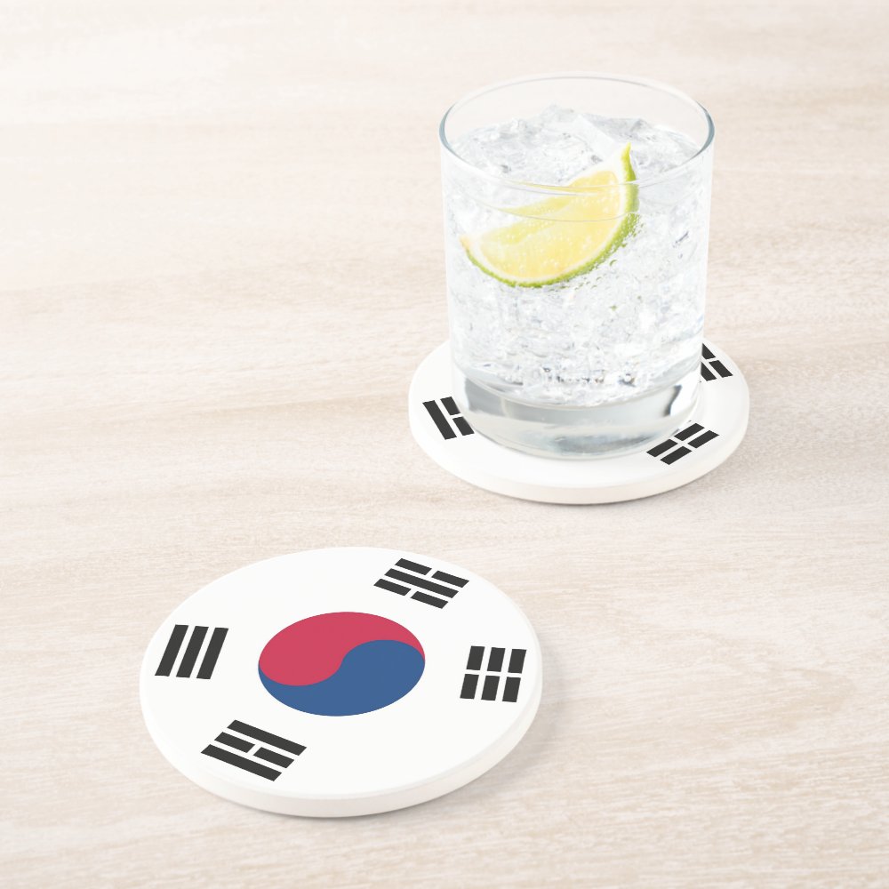 South Korea Flag Coaster, Patriotic Coaster One Size sold by Asleep ...
