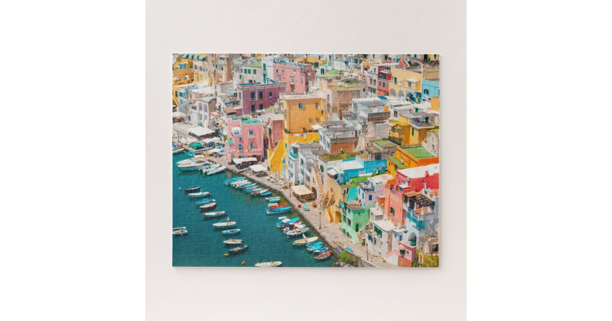 Coastline | Naples Italy Jigsaw Puzzle | Zazzle
