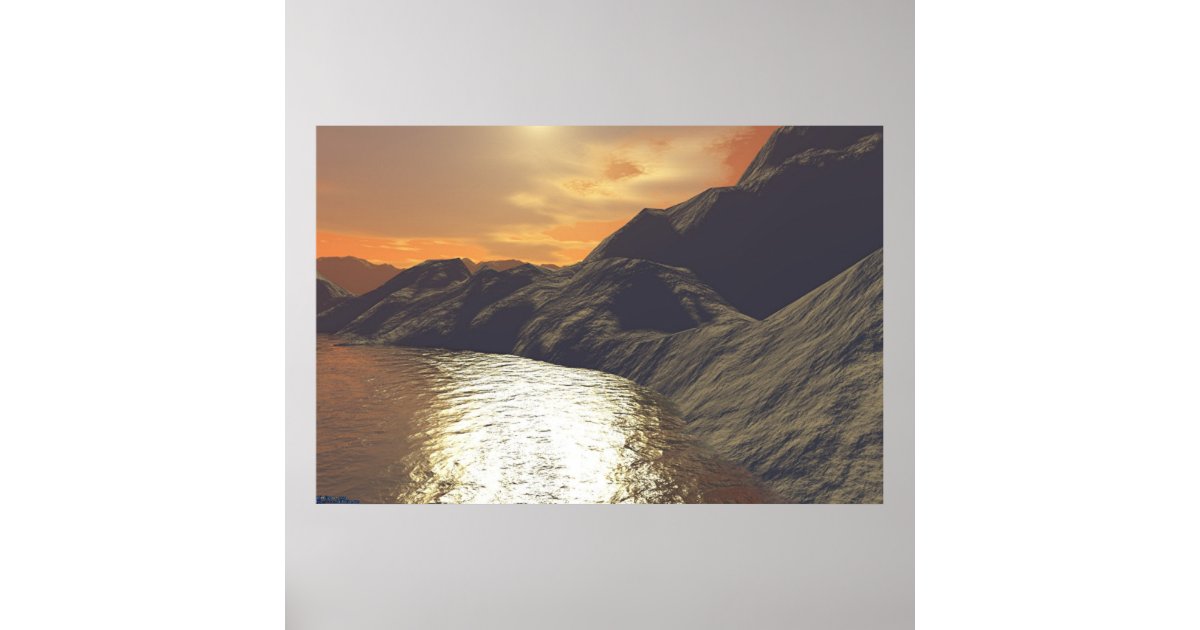 Coastline Poster | Zazzle