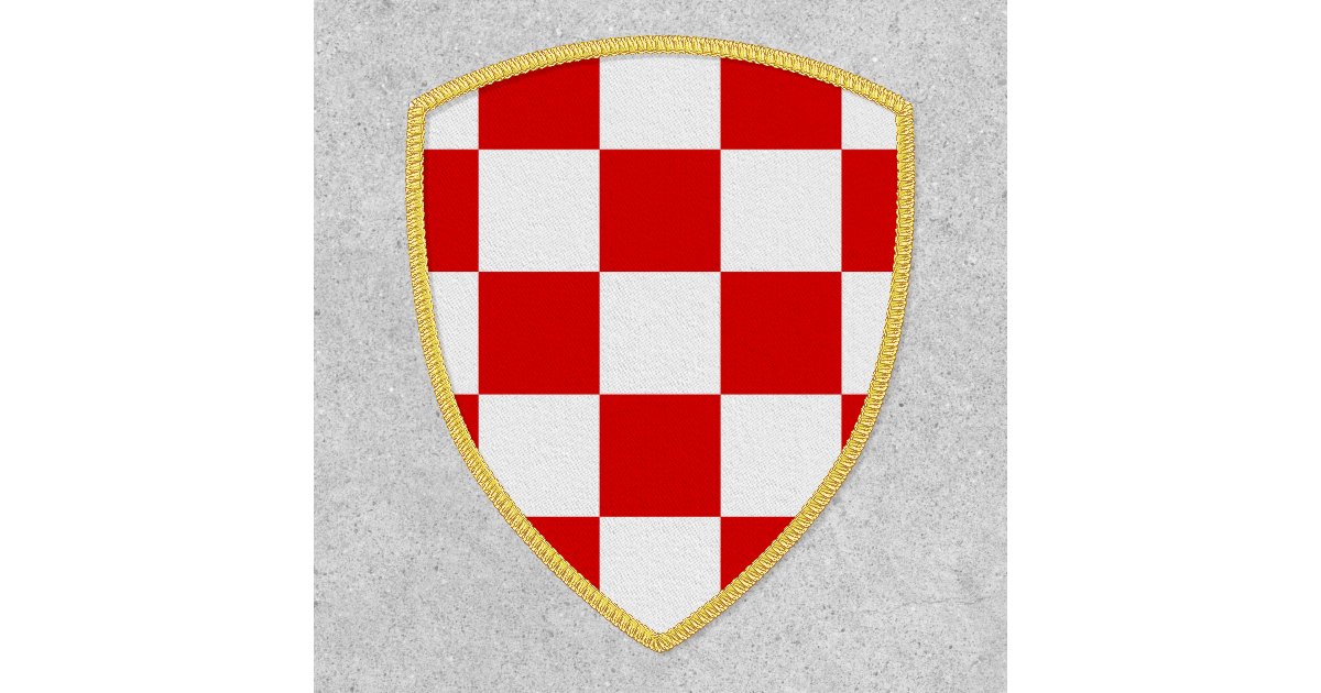 Coat of Arms - Croatian pattern Patch | Zazzle