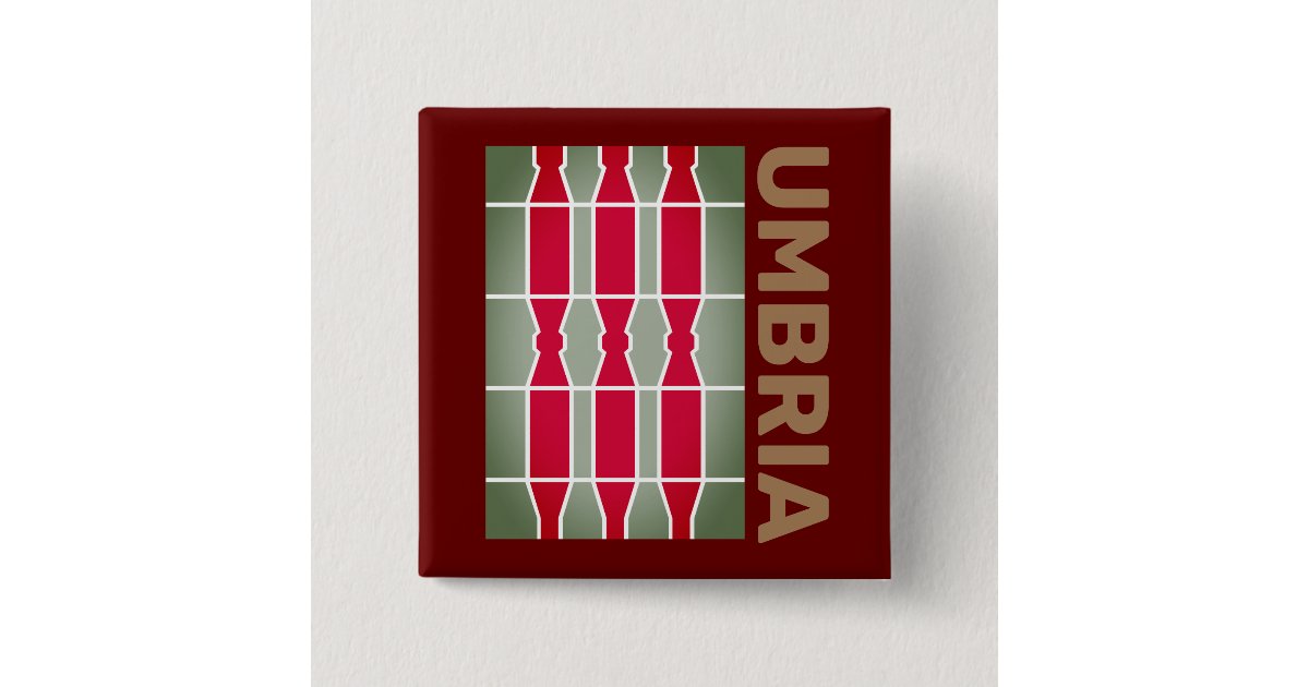 Coat of Arms/ flag of Umbria, Italy Button | Zazzle