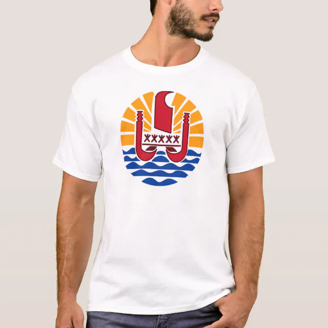 Coat of arms, French Polynesia Polynésie Française T-Shirt | Zazzle