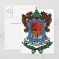 Coat of arms Michoacan Official Mexico Symbol Logo Postcard | Zazzle
