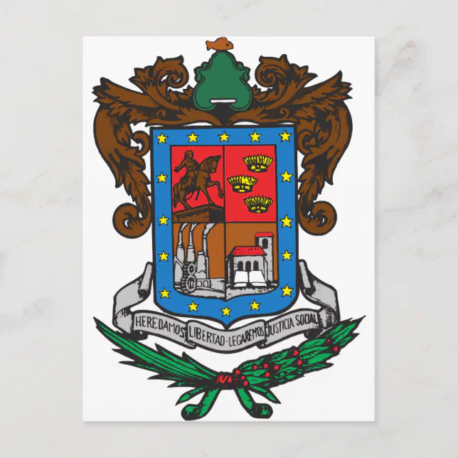Coat of arms Michoacan Official Mexico Symbol Logo Postcard | Zazzle