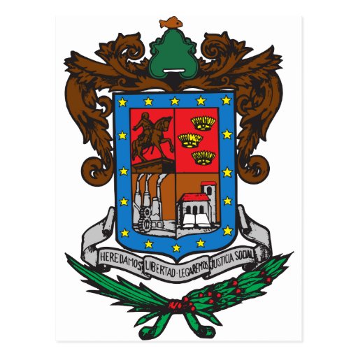 Coat of arms Michoacan Official Mexico Symbol Logo Postcard | Zazzle