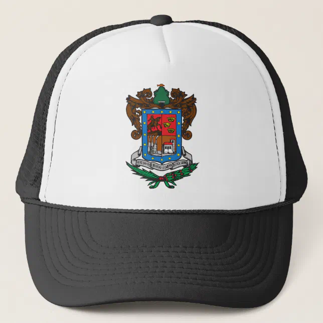 Coat of arms Michoacan Official Mexico Symbol Logo Trucker Hat | Zazzle