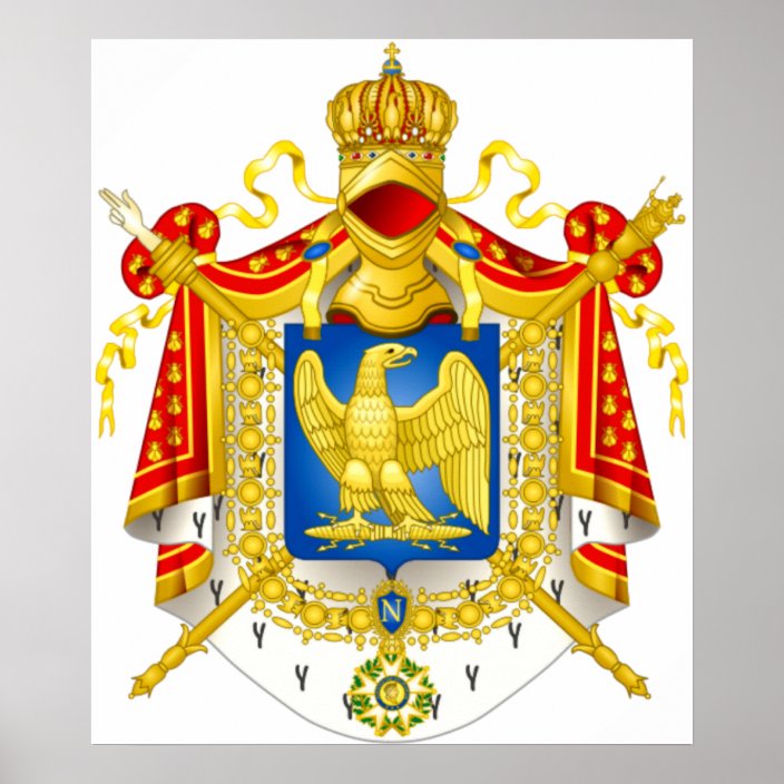 Coat of arms Napoleon Print | Zazzle.com
