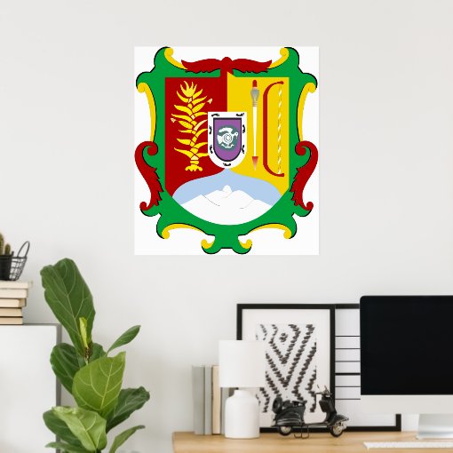 Coat of arms Nayarit Official Mexico Heraldry Logo Poster | Zazzle