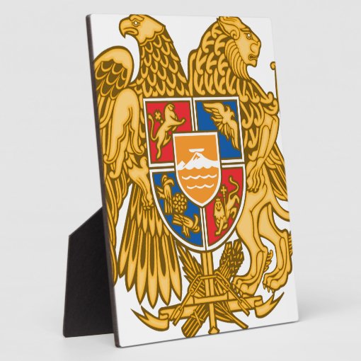 Coat of arms of Armenia - Armenian Emblem Plaque | Zazzle