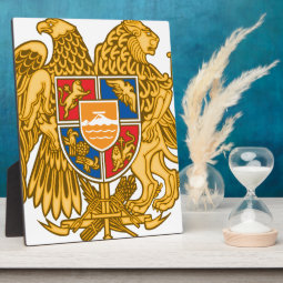 Coat of arms of Armenia - Armenian Emblem Plaque | Zazzle