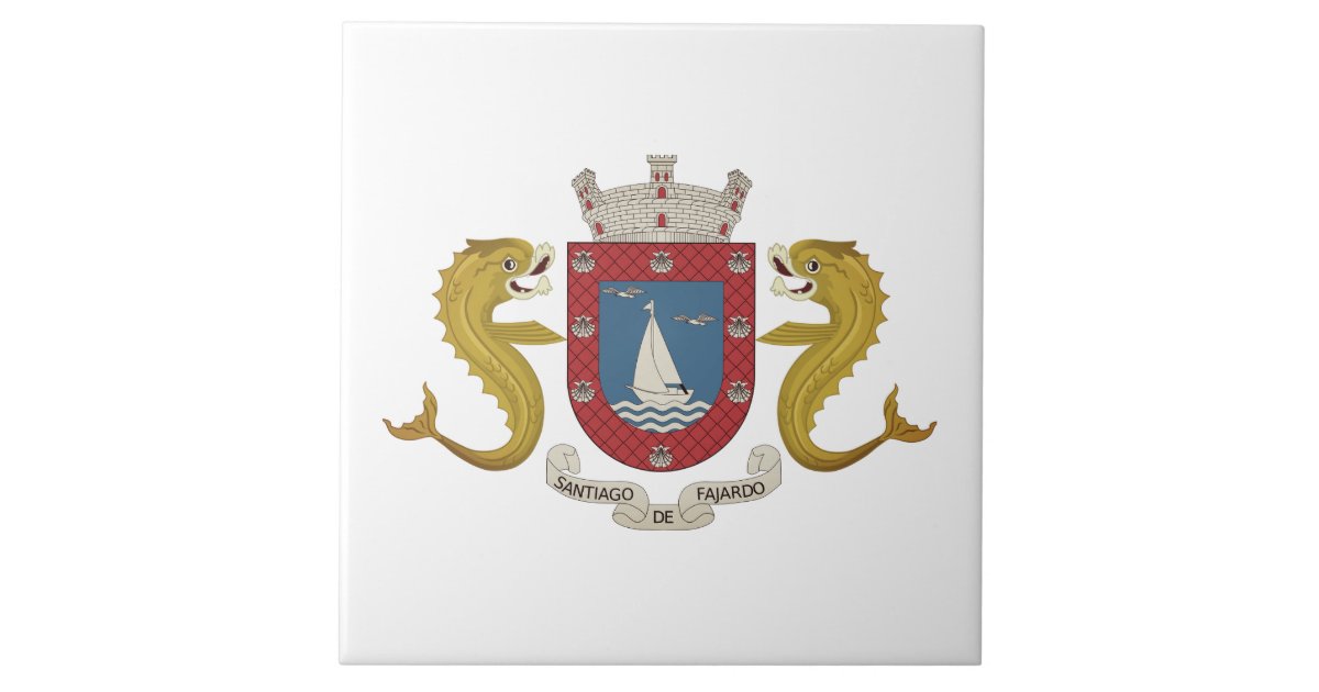 Coat of Arms of Fajardo - PUERTO RICO Ceramic Tile | Zazzle
