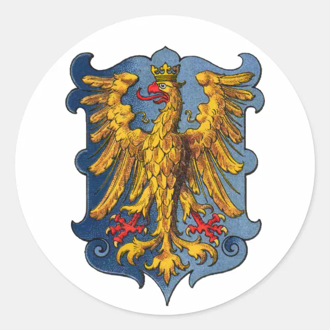 Coat of arms of Friuli Classic Round Sticker | Zazzle