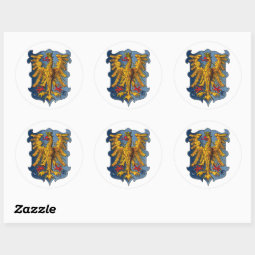 Coat of arms of Friuli Classic Round Sticker | Zazzle