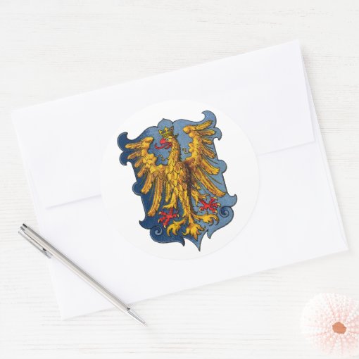 Coat of arms of Friuli Classic Round Sticker | Zazzle