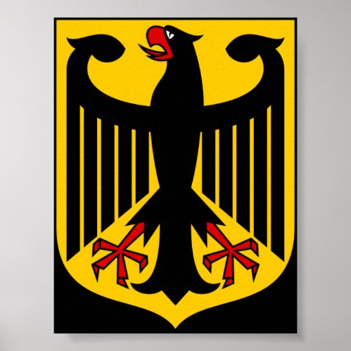 Coat of arms of Germany Poster | Zazzle