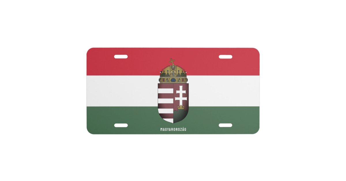 Coat of Arms of Hungary License Plate | Zazzle
