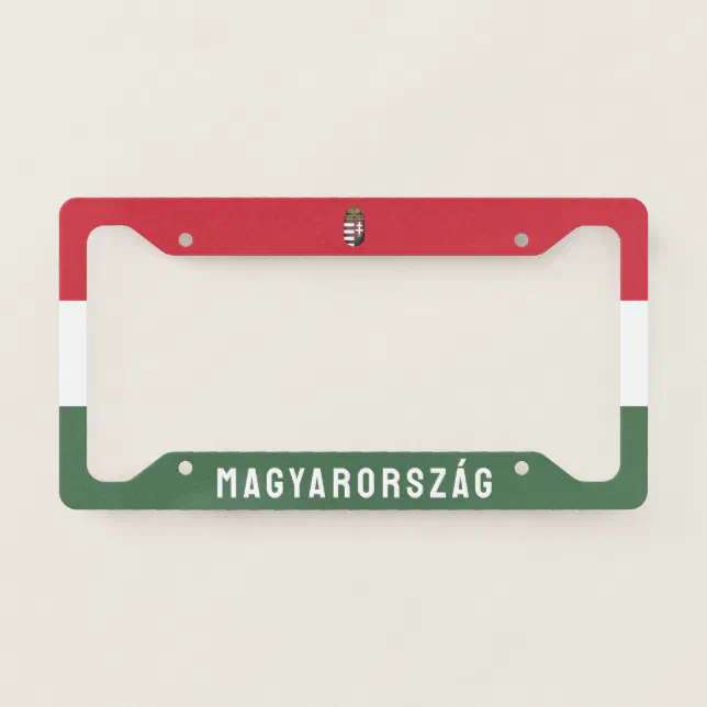 Coat of Arms of Hungary License Plate Frame | Zazzle