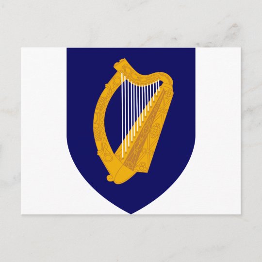 Coat of arms of Ireland - Irish Emblem Postcard | Zazzle.com