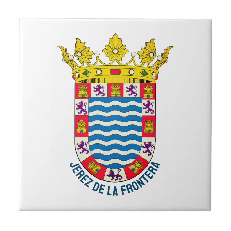 Coat of Arms of Jerez de la Frontera Ceramic Tile | Zazzle