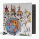 Coat of Arms of King James I of England 3 Ring Binder | Zazzle