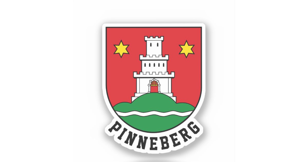 Coat of Arms of Pinneberg, Germany Sticker | Zazzle