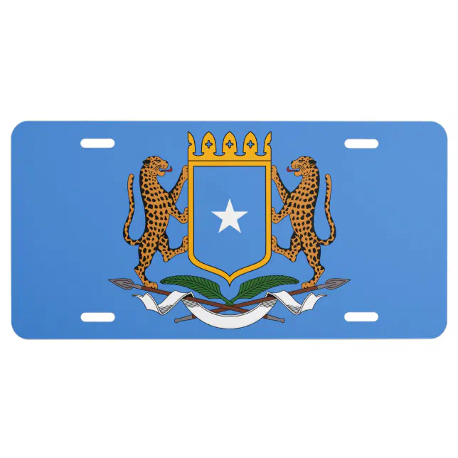 Coat of Arms of Somalia License Plate | Zazzle