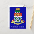 Coat of arms of the Cayman Islands Postcard | Zazzle