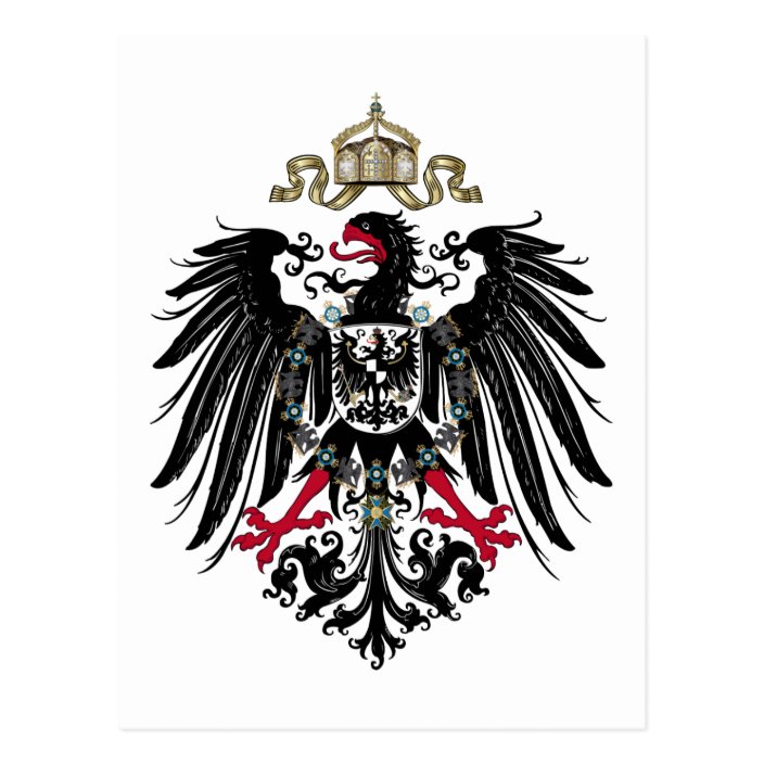 Coat of Arms of the German Empire (1889-1918) Postcard | Zazzle.com