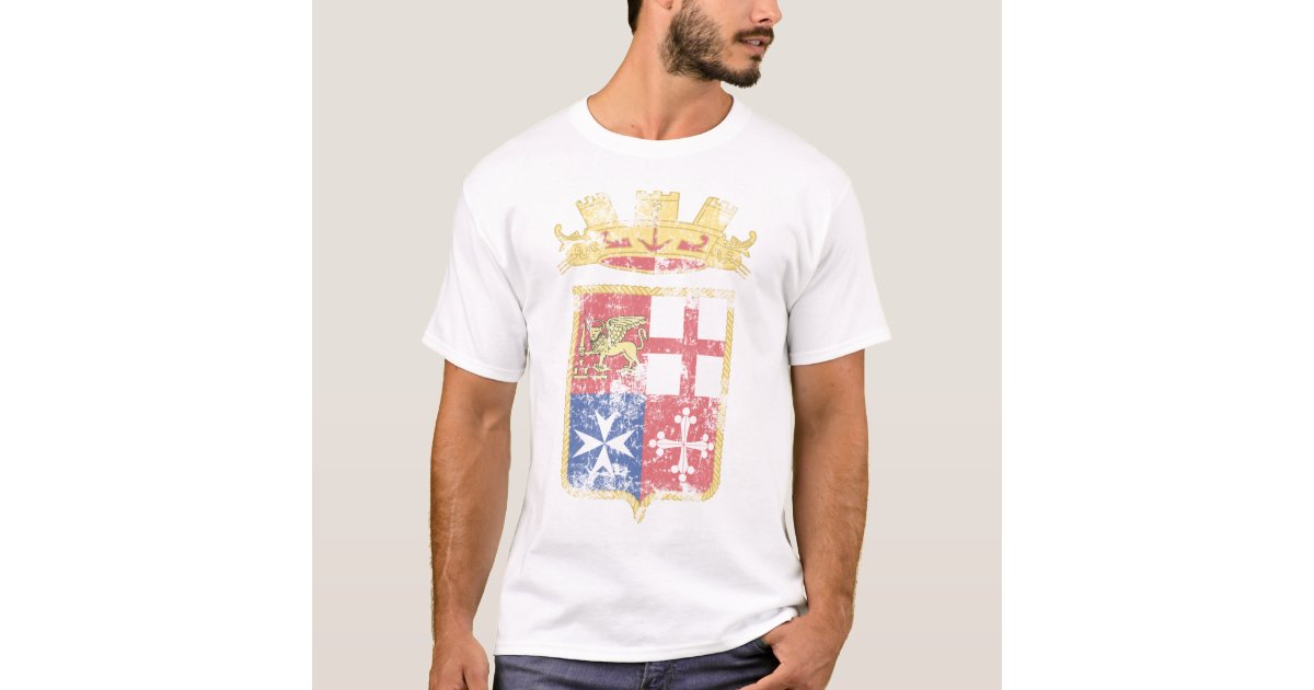 Coat of Arms of the Italian Navy t shirt | Zazzle