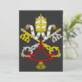 Coat of arms of the Vatican City Invitation | Zazzle
