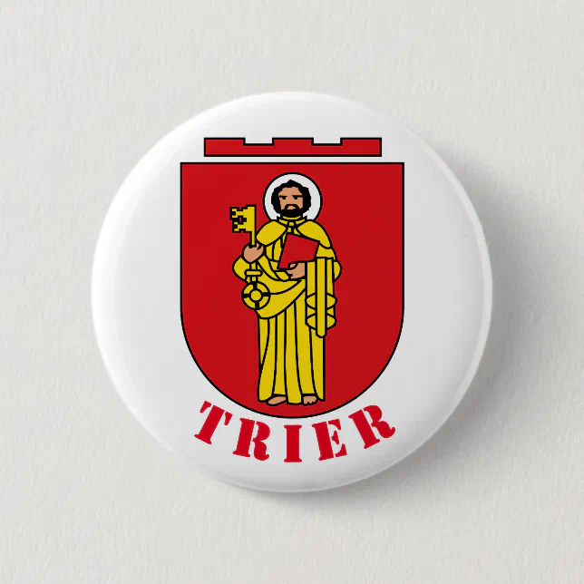 Coat of Arms of Trier, Germany Button | Zazzle