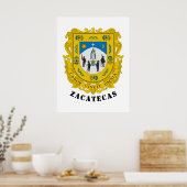 Coat of Arms of Zacatecas, Mexico Poster | Zazzle