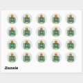 Coat of Arms - Second Empire of Brazil Classic Round Sticker | Zazzle