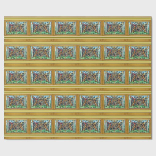 Coat of Arms Wrapping Paper | Zazzle