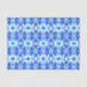 Cobalt Blue and White Batik Tile Pattern Tissue Paper | Zazzle