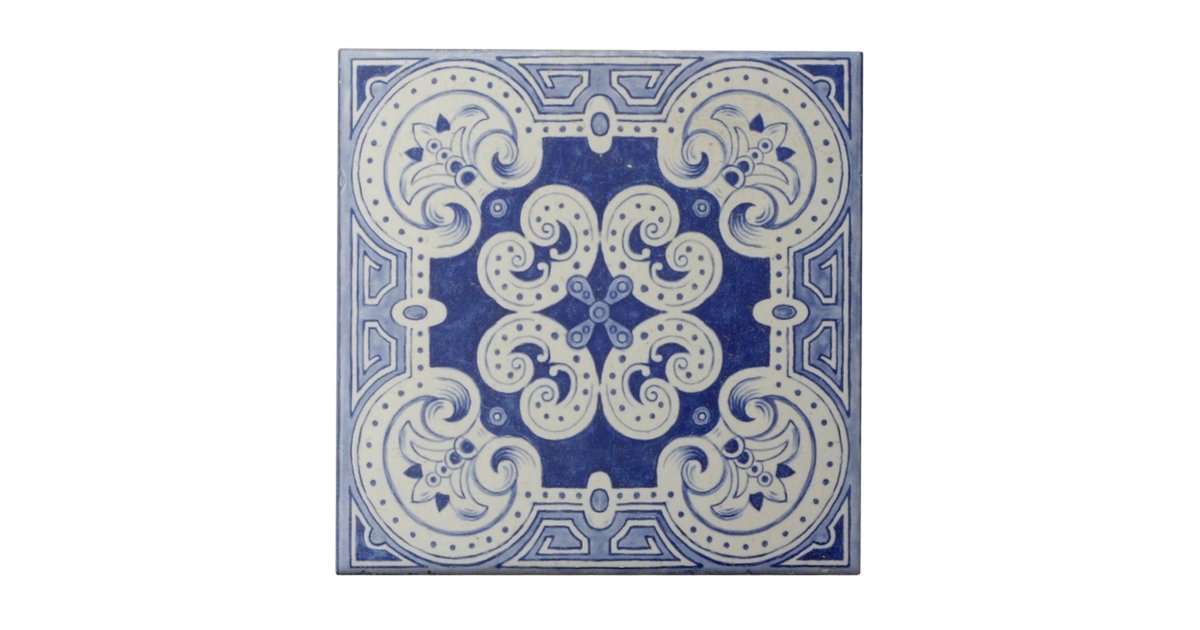 Cobalt Blue Ceramic Tile | Zazzle