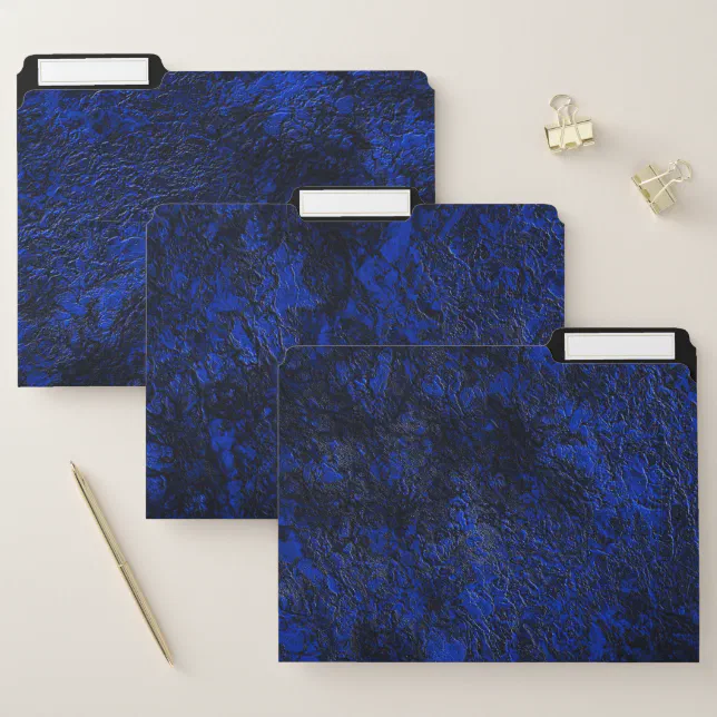 Cobalt blue file folder | Zazzle