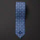 Cobalt Blue Mandala Monogram Neck Tie | Zazzle