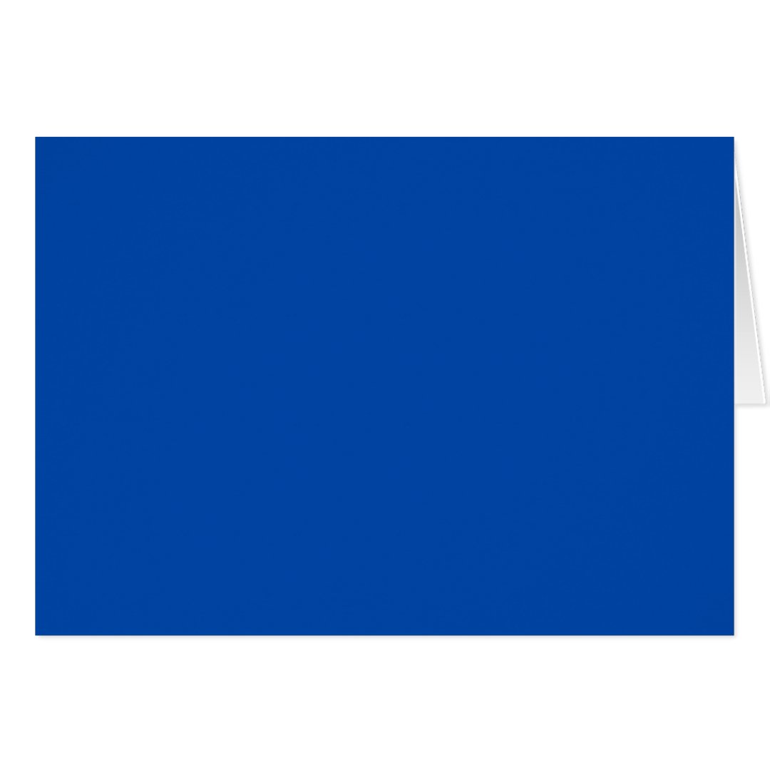 Cobalt Blue Note Card | Zazzle