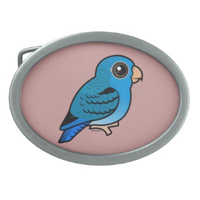 Cute Barred Parakeet by Birdorable